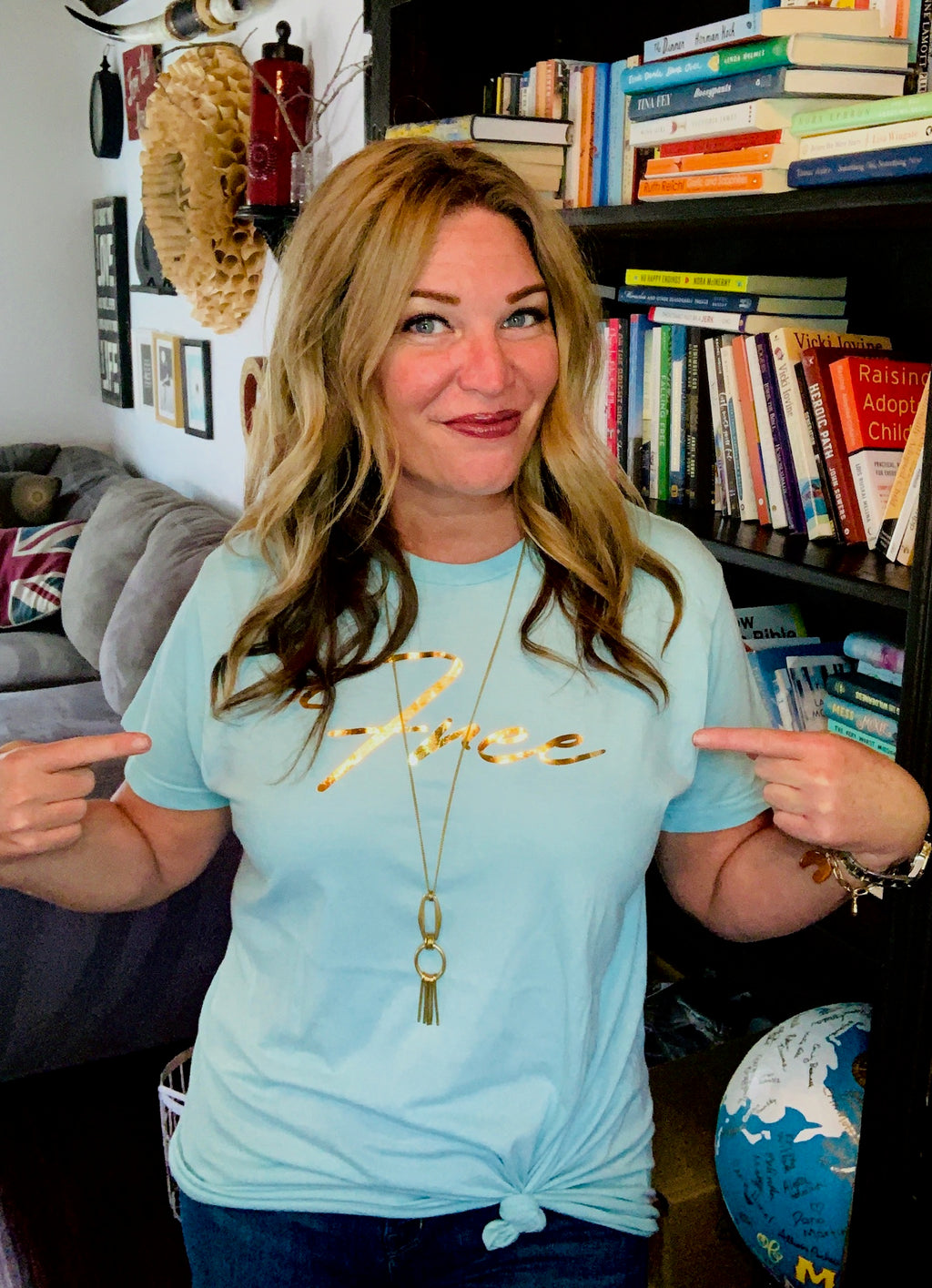 She is FREE T-shirt – Jen Hatmaker